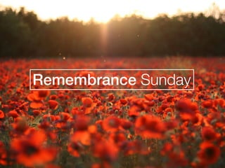 Remembrance Sunday | PDF