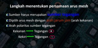 RANGKAIAN ARUS MESH Soal | PPTX