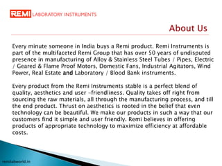 Remi lab 1 | PPSX | Manufacturing Industry | Industries