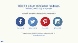 Remind Presentation | PDF