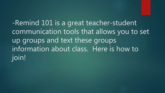 Remind 101 login instructions | PPTX