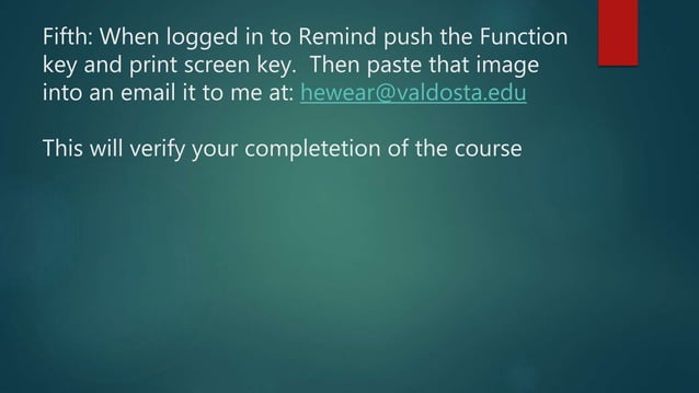 Remind 101 login instructions | PPTX