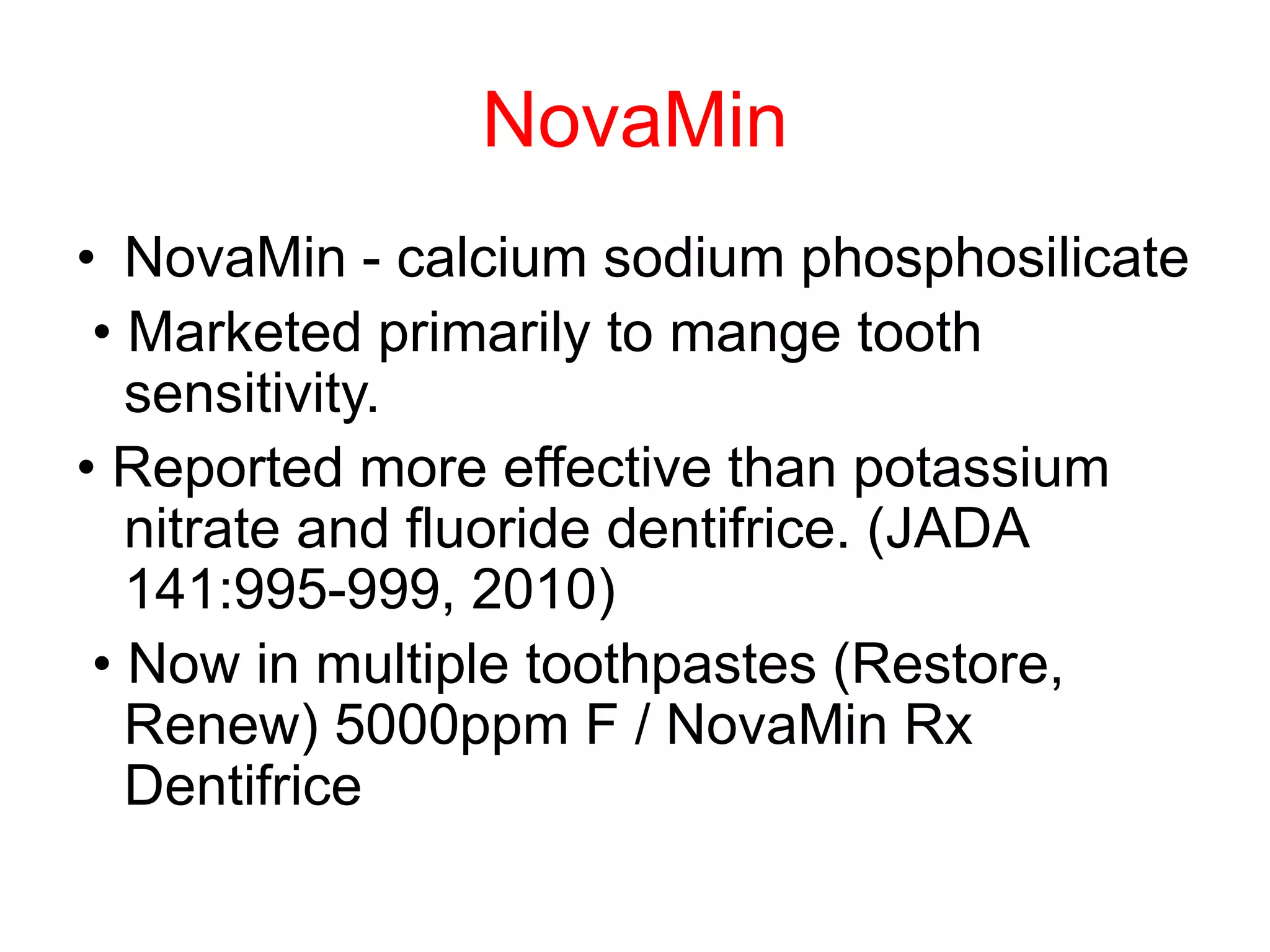 Tooth Remineralizing agents in pediatric dentistry | PPTX