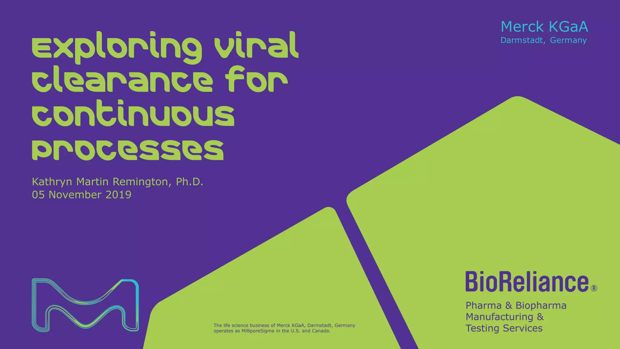 Webinar: Evaluating Viral Clearance for Continuous Processes | PDF