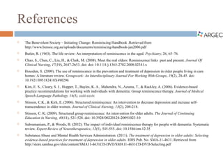 ARGEC: Reminiscence therapy for older adults | PDF