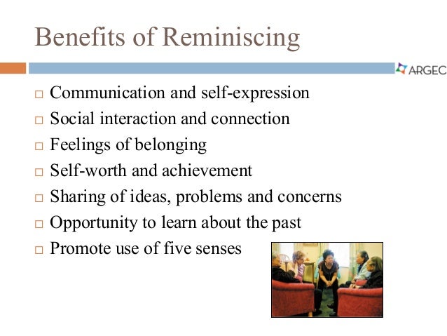ARGEC: Reminiscence therapy for older adults