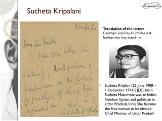 Presentation about reflecting on the life and work of Gandhi | PPT