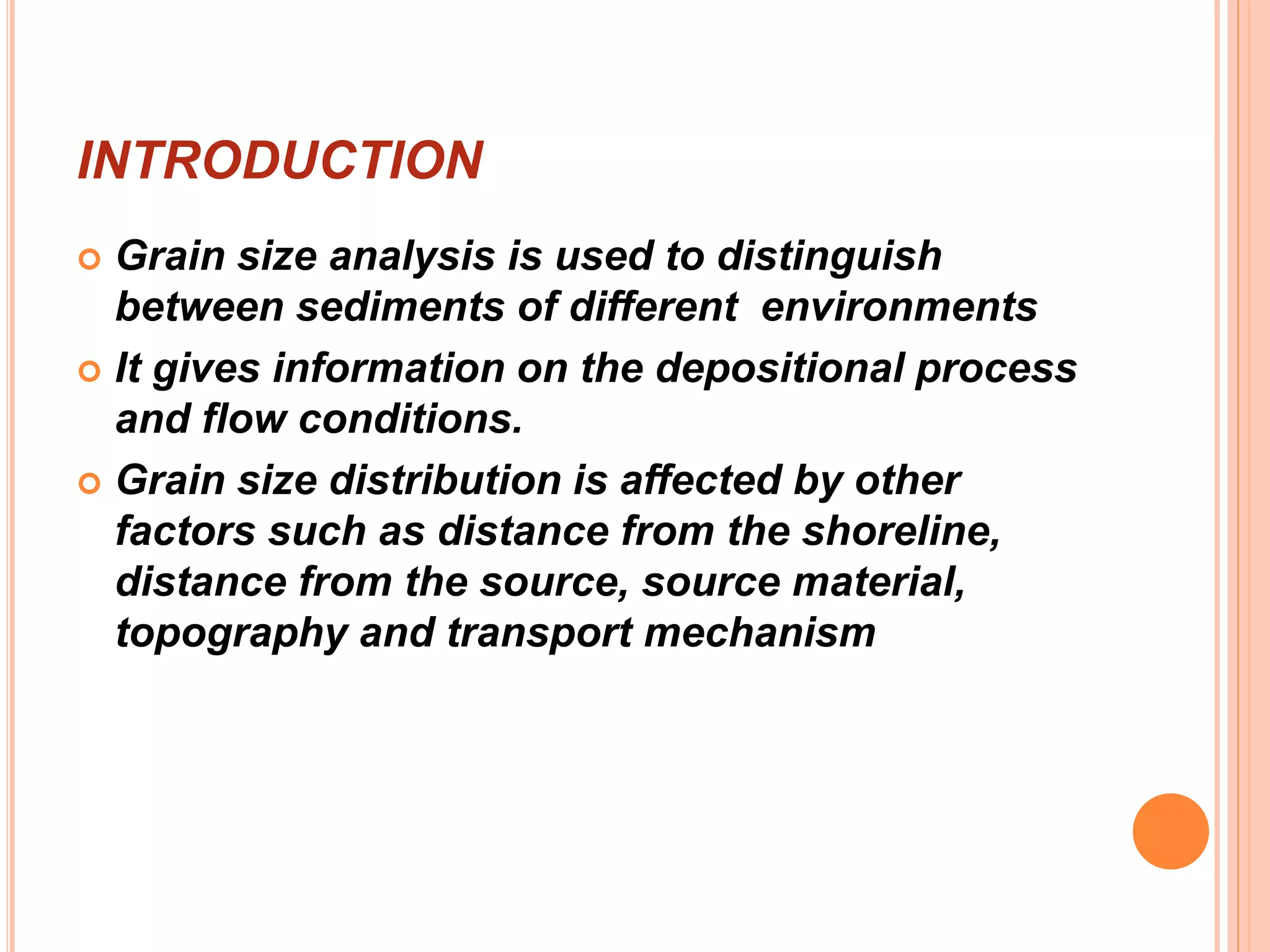 Grain size analysis | PPTX