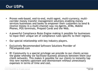 RemitONE - Money Transfer Systems | PPTX