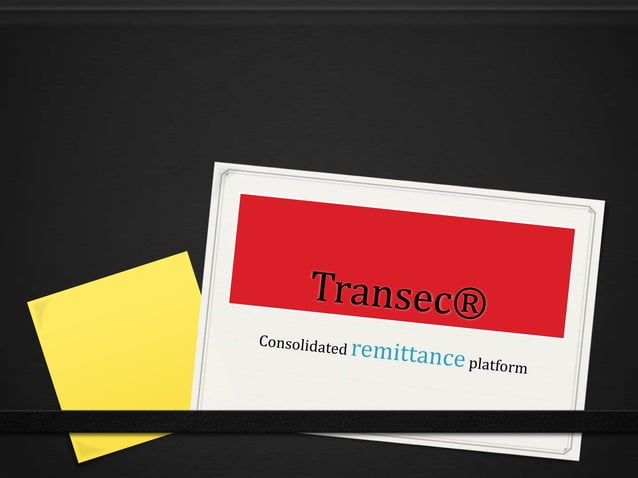 Transec: Money Transfer OS | PPTX | Cloud Computing | Internet