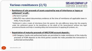 Remittance of assets by non residents | PDF
