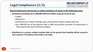 Remittance of assets by non residents | PDF