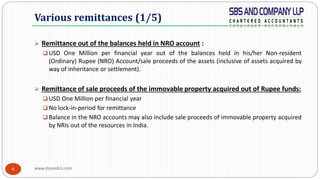 Remittance of assets by non residents | PDF