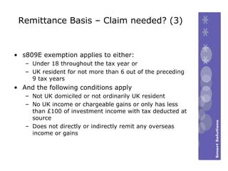 Remittance Basis Presentation(16.10.10) | PPT