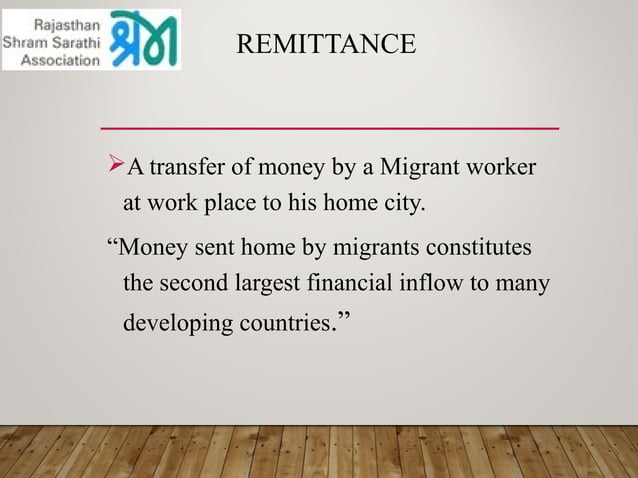 Remittances | PPT | Credit Cards | Personal Debt