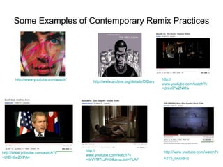 Remix as an educational activity | PPT