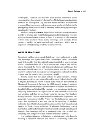 Remix Culture: Digital Music and Video Remix Opportunities for Creative ...