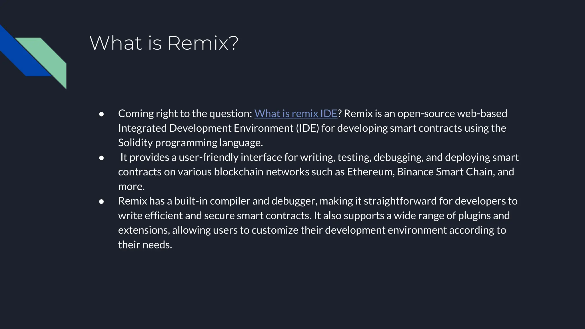 Remix IDE Explained.pptx Remix IDE Explained.pptx