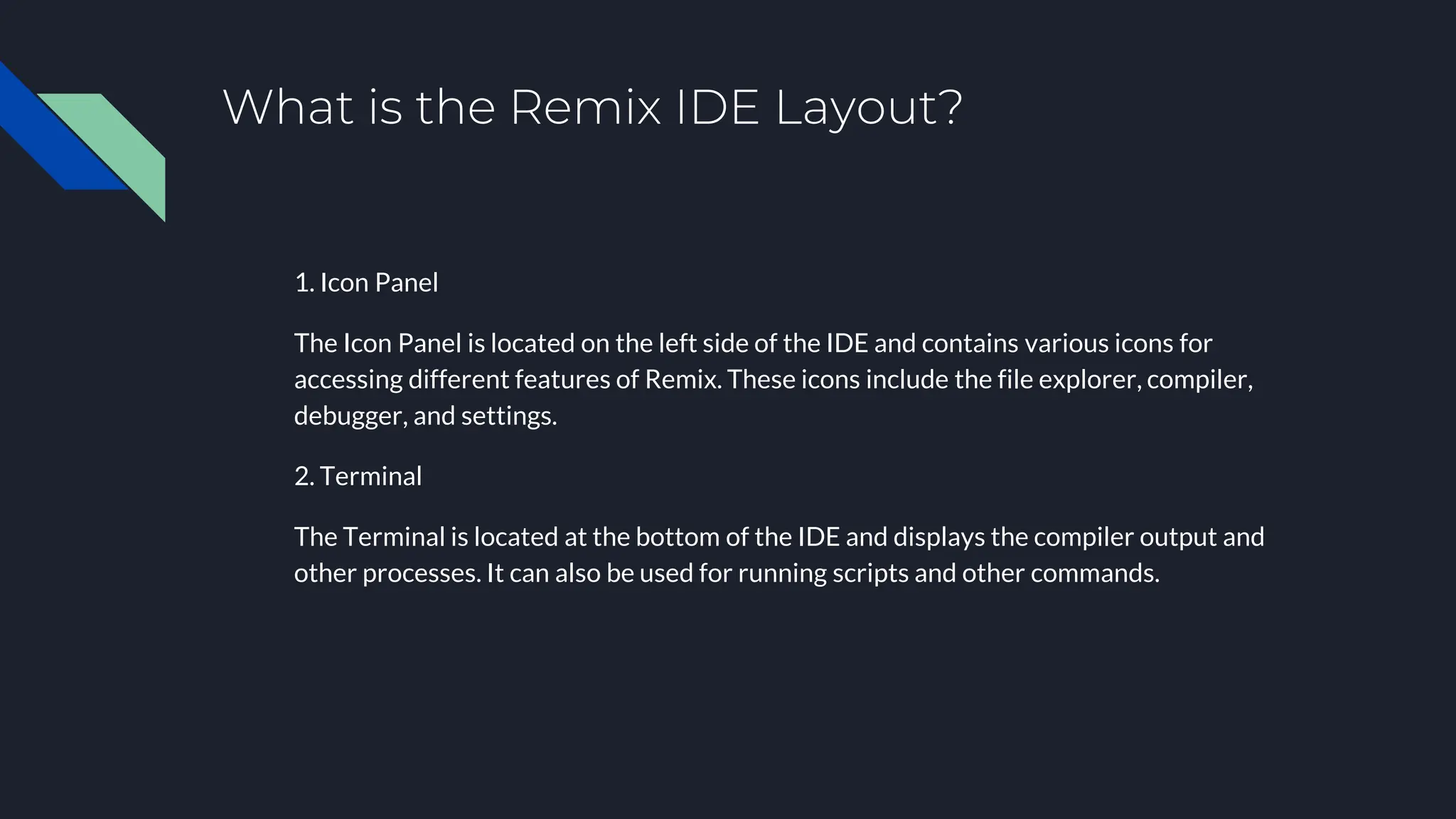 Remix IDE Explained.pptx Remix IDE Explained.pptx