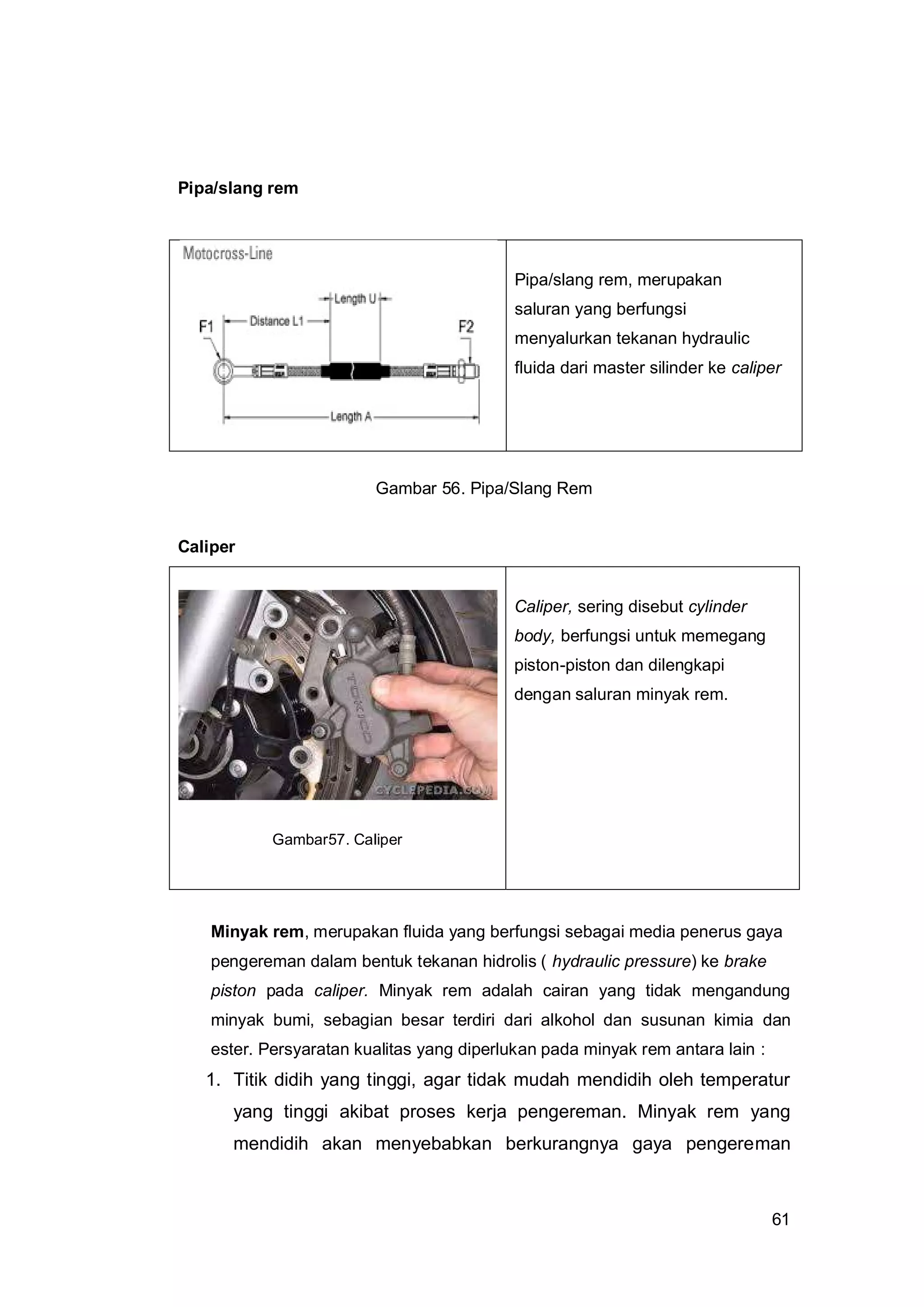 Menganalisis gangguan pada sistem rem hidrolik | PDF