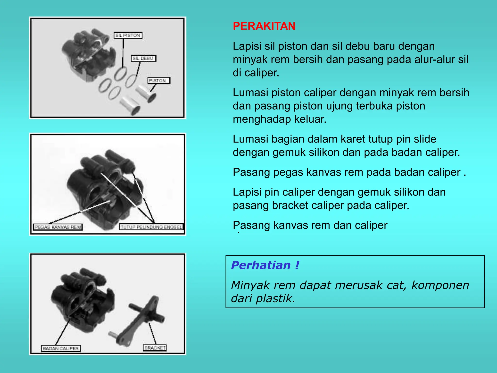 PPT ini menjelaskan sistem rem yang didalamnya dijelaskan mengenai ...