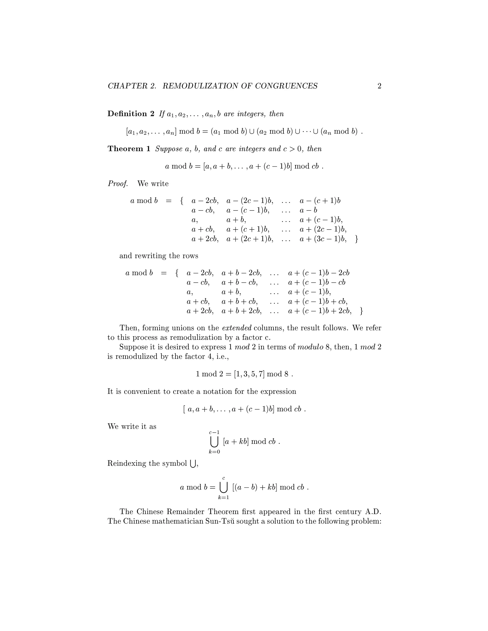 Remodulization of Congruences | PDF | Chemistry | Science