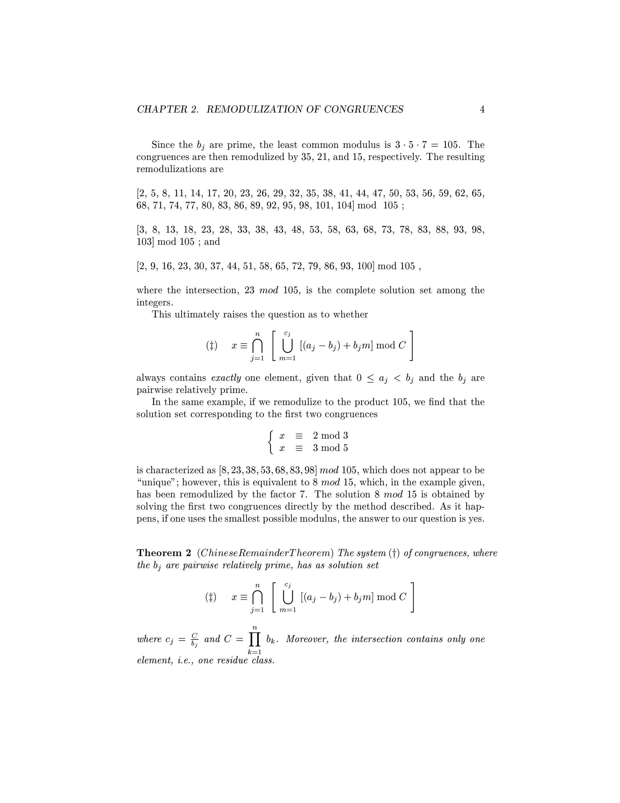 Remodulization of Congruences | PDF | Chemistry | Science
