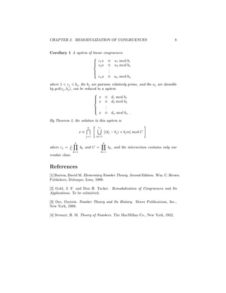 Remodulization of Congruences | PDF | Chemistry | Science