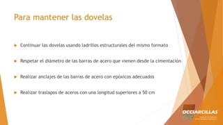 Remodelación y ampliación mampostería estructural | PPTX