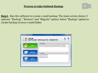 Remo Outlook Backup and Migrate | PPTX