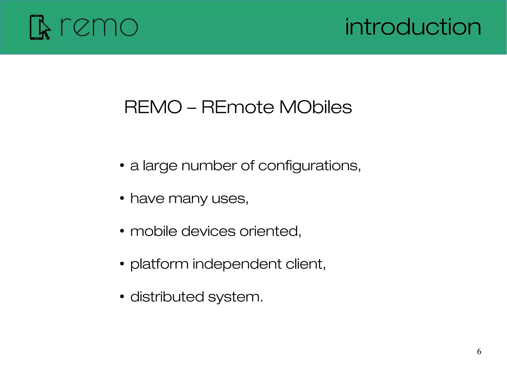 remo product introduction | ODP