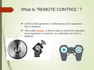 Remote control | PPTX