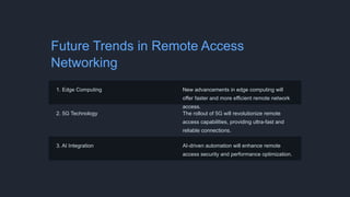 Remote-Access-Network .........,........ | PPTX