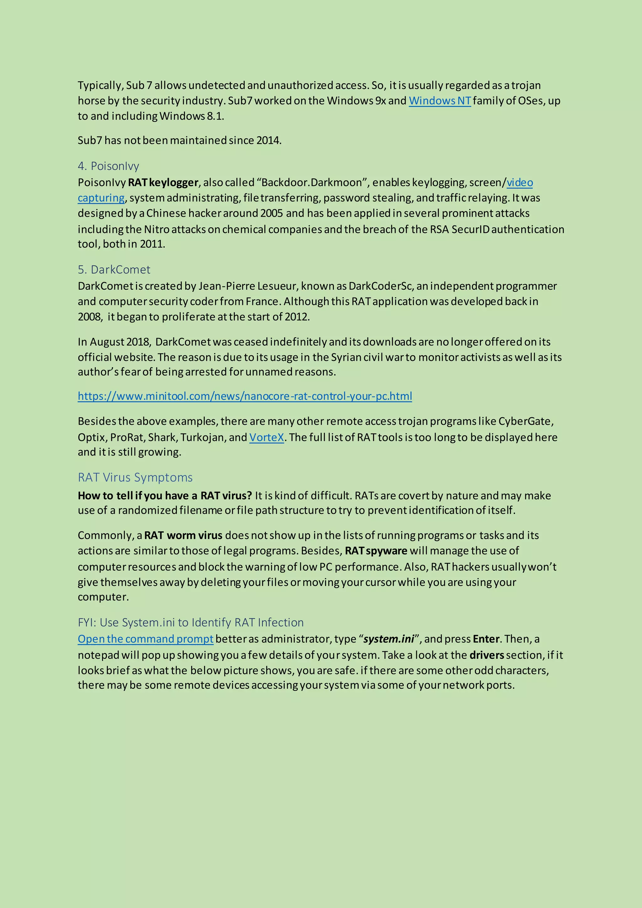 Remote access trojan | DOCX