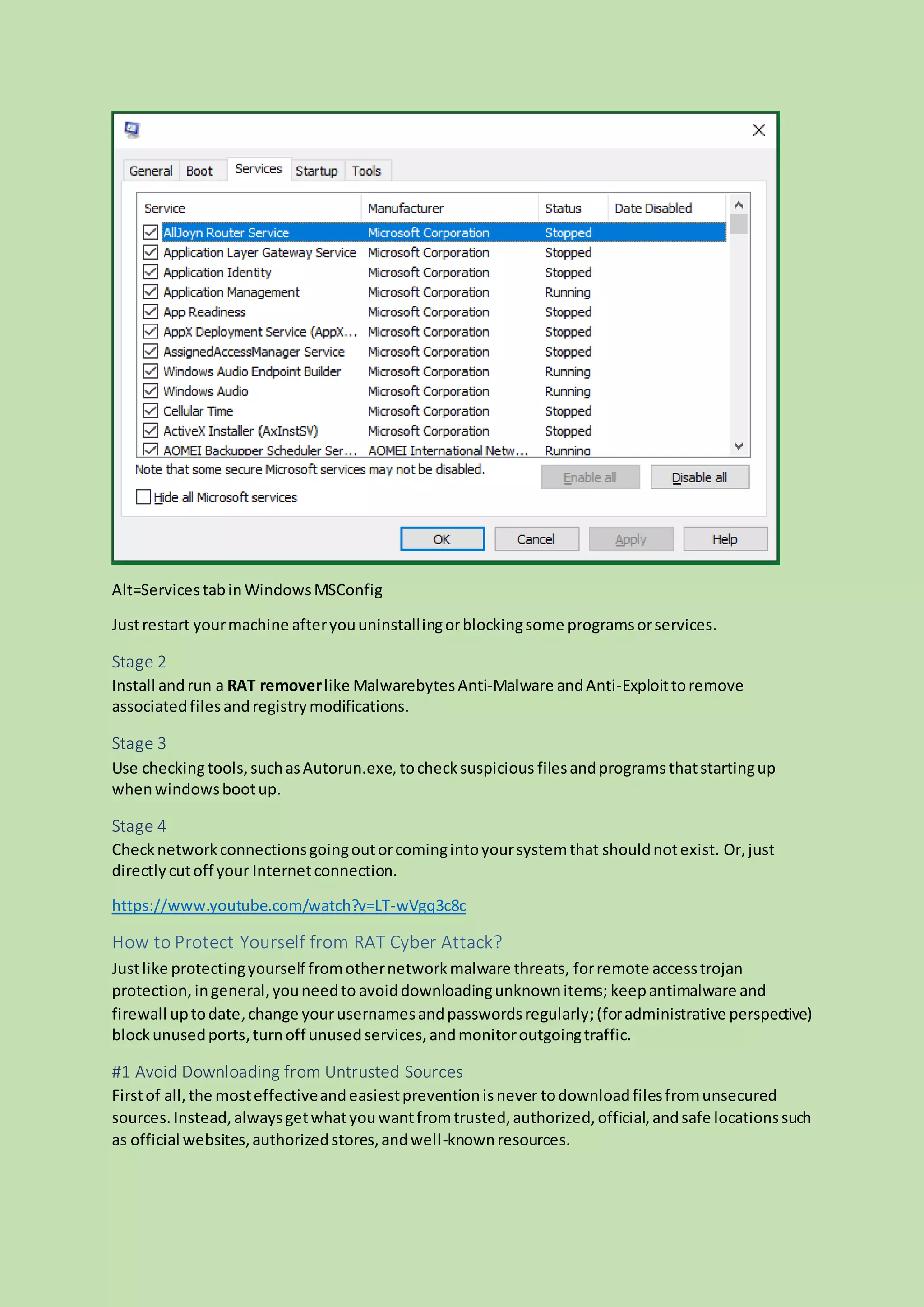 Remote access trojan | DOCX Remote access trojan | DOCX