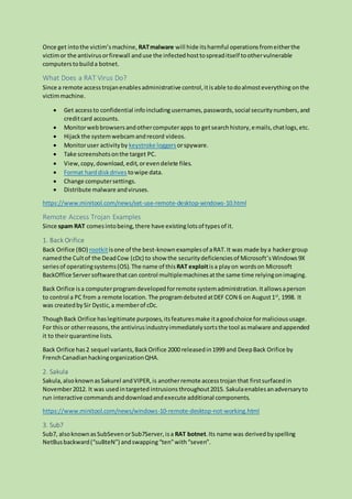 Remote access trojan | DOCX