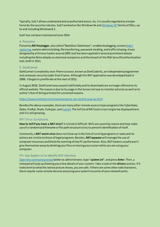 Remote access trojan | DOCX