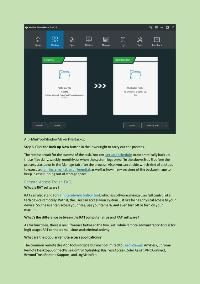 Remote access trojan | DOCX Remote access trojan | DOCX