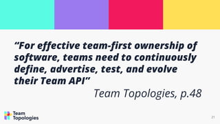 Remote-first Team Interactions with Team Topologies @ Team Topologies ...