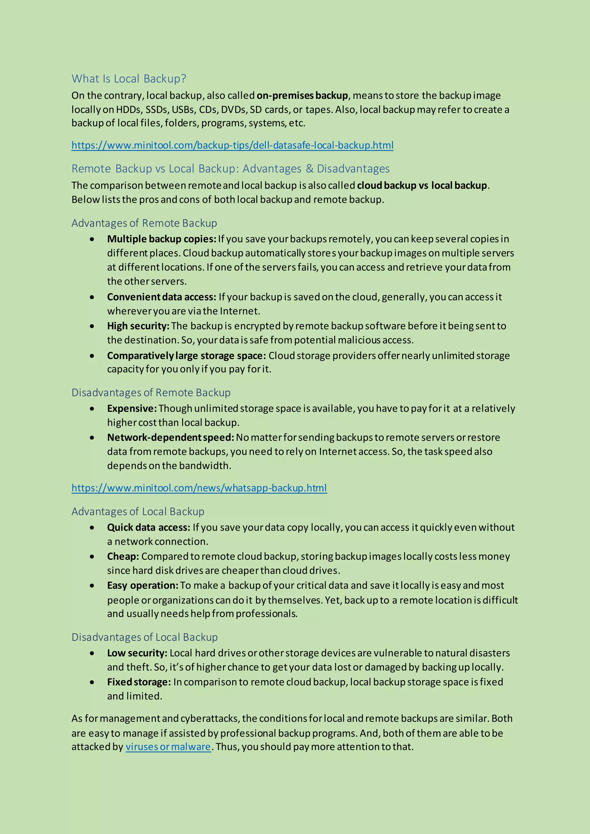 remote local backup | DOCX