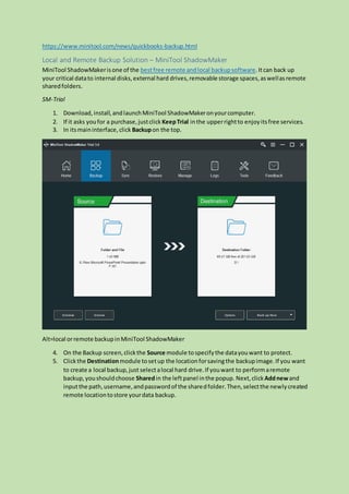 remote local backup | DOCX