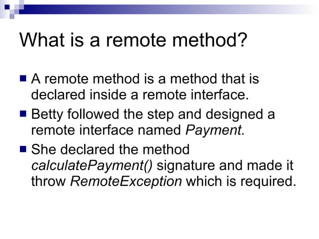 Remote Method Invocation | PPT