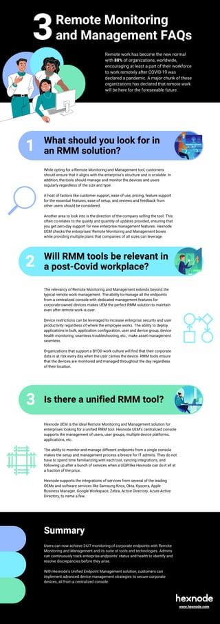 Remote Monitoring and Management FAQs | PDF