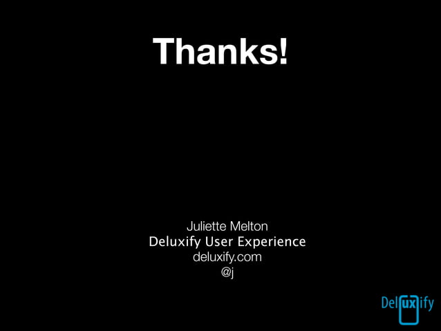 Juliette Melton at BayCHI: Real World Remote Research | PPT