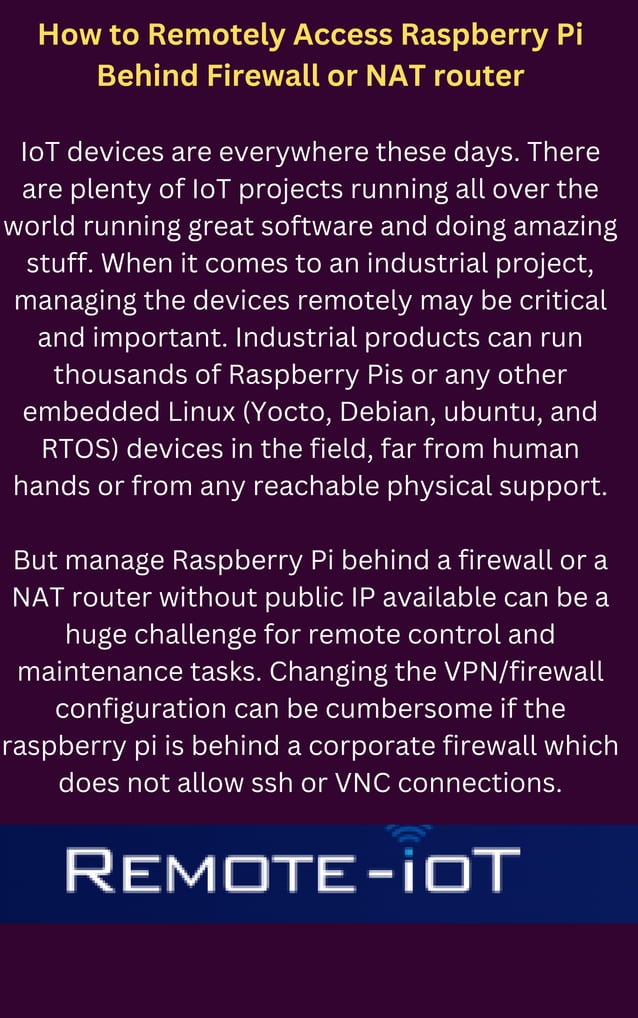 Remote Monitor IoT | PDF