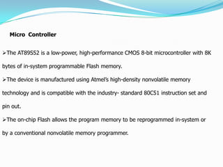 Remote accident report system for highways using rf | PPTX