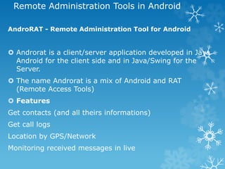 Remote administration | PPTX