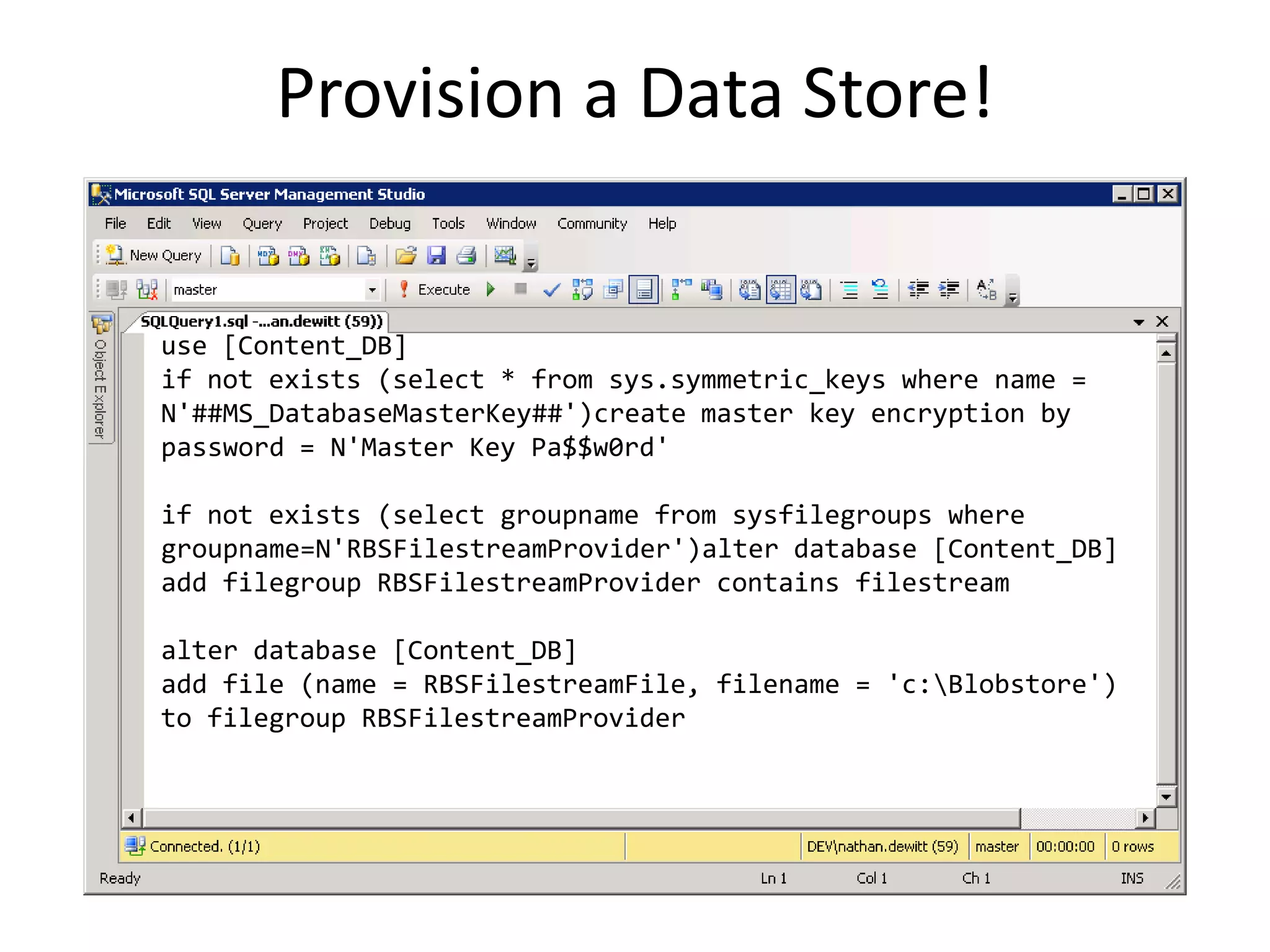 Remote Blob Storage in SharePoint 2010 | PPTX
