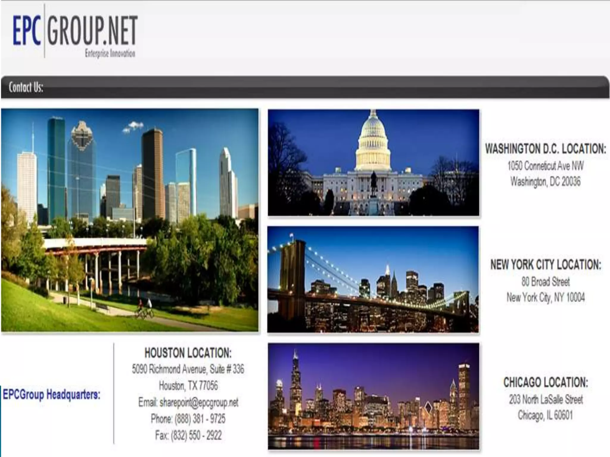 Remote Blog Storage (RBS) Best Practices in SharePoint 2010 - EPC Group ...