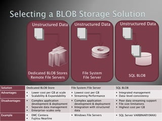 Remote Blog Storage (RBS) Best Practices in SharePoint 2010 - EPC Group | PPT